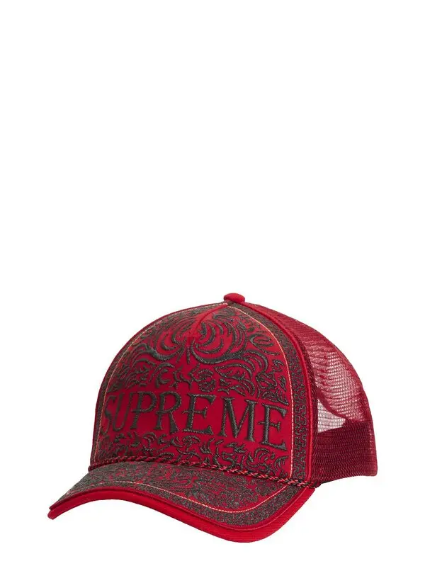 Supreme Vaquero Mesh Back 5-panel Cap - Red