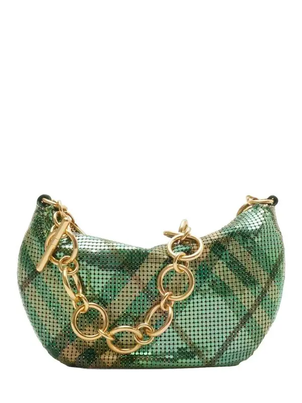 Burberry Chainmail Shoulder Bag - Green