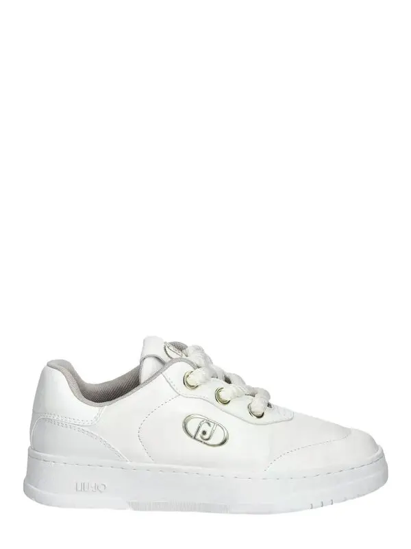 Liu Jo Logo Detail Lace-up Sneakers - White