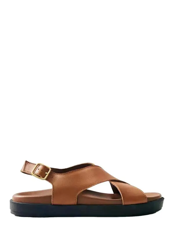 ALOHAS Nico Cross-strap Sandals - Brown