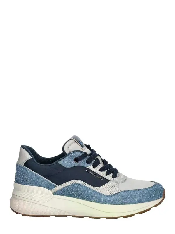 Michael Kors Trevor Denim-panel Sneakers - Blue