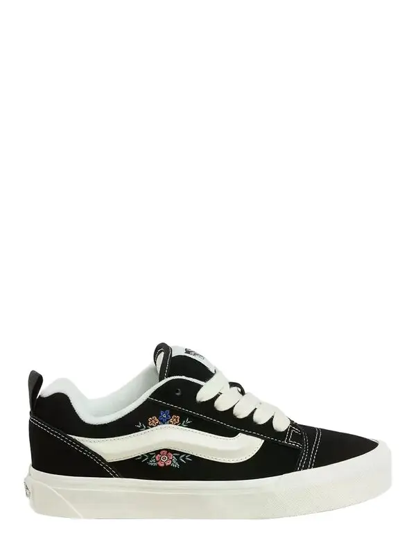VANS Knu Skool Embroidered Sneakers - Black
