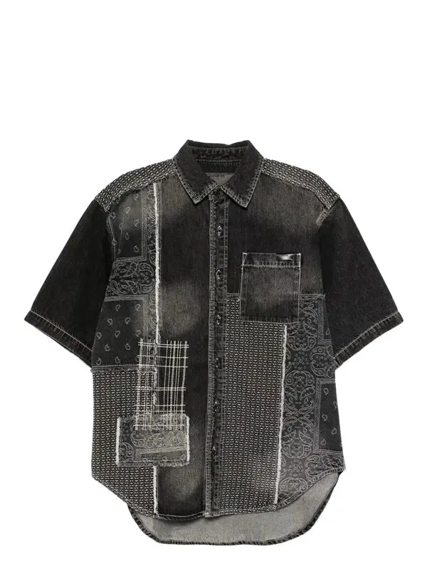 MUSIUM DIV. Denim Shirt - Black