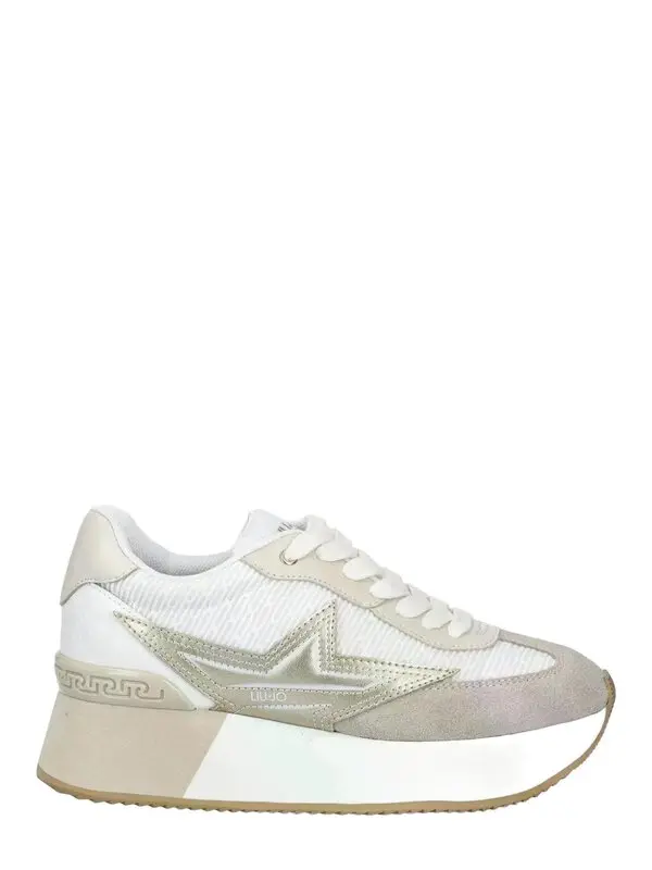 Liu Jo Textured Platform Sneakers - White