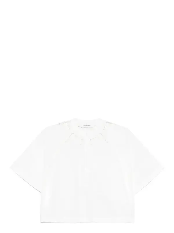 YVES SALOMON Cut-out Blouse - White