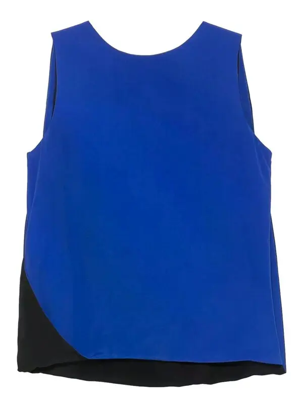MSGM Bi-colour Top - Blue