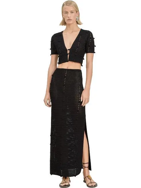 Devon Windsor Haisley Maxi Skirt - Black