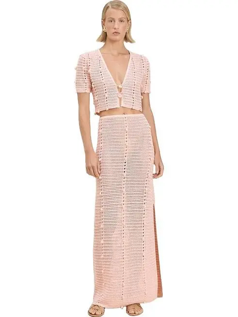 Devon Windsor Haisley Maxi Skirt - Pink