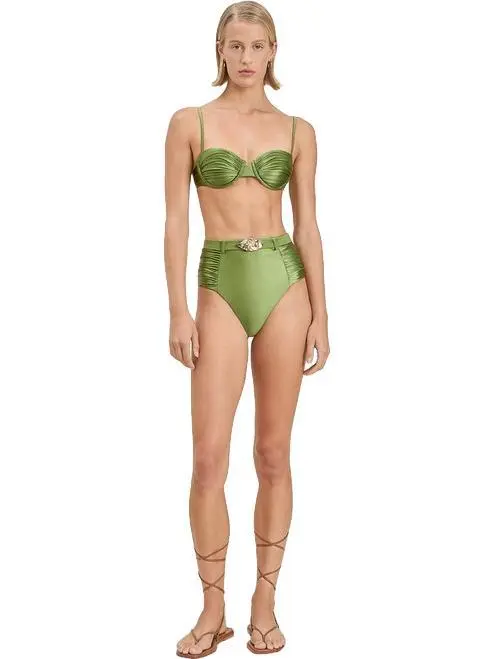 Devon Windsor Karter Bikini Top - Green
