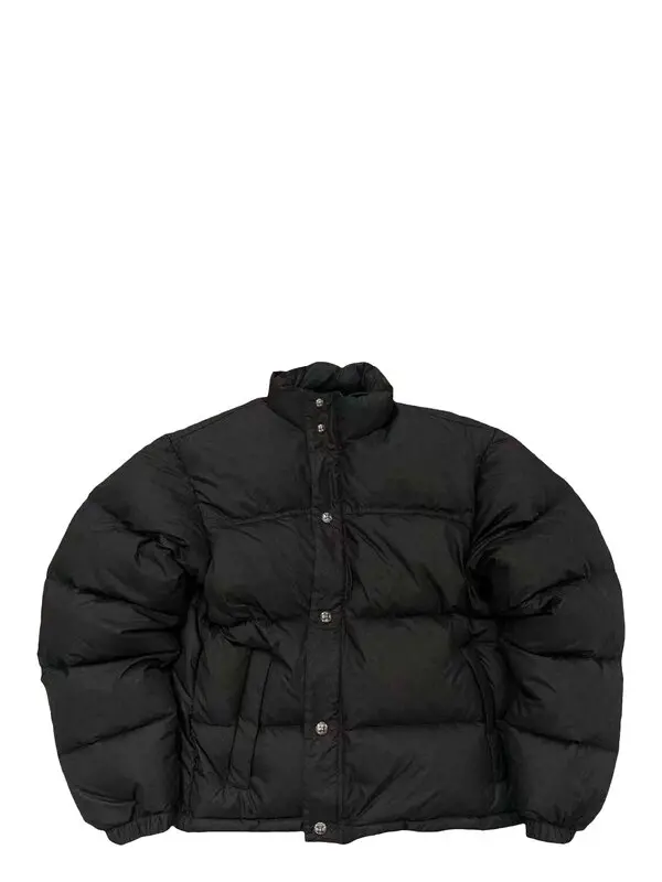 Chrome Hearts Monogram Print Puffer Jacket - Black