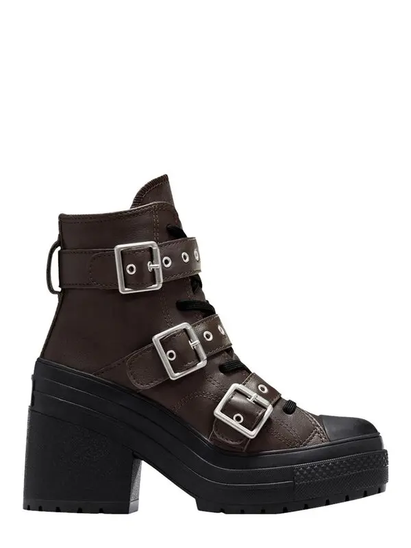 CONVERSE Chuck 70 De Luxe Heel Leather High Buckle - Brown