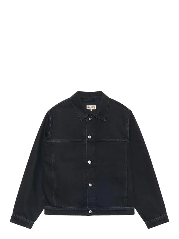 StÜssy Trucker Denim Jacket - Black