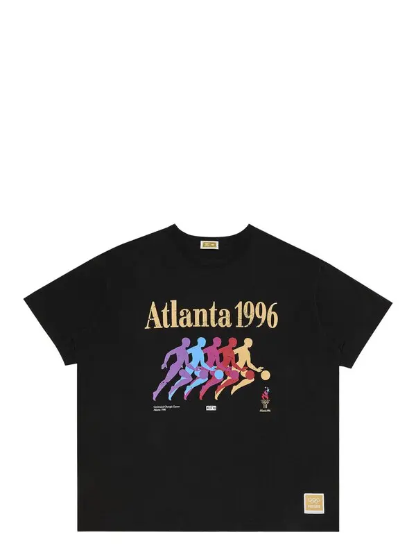 Kith For Olympics Heritage Atlanta Basketball Vintage Tee - Black