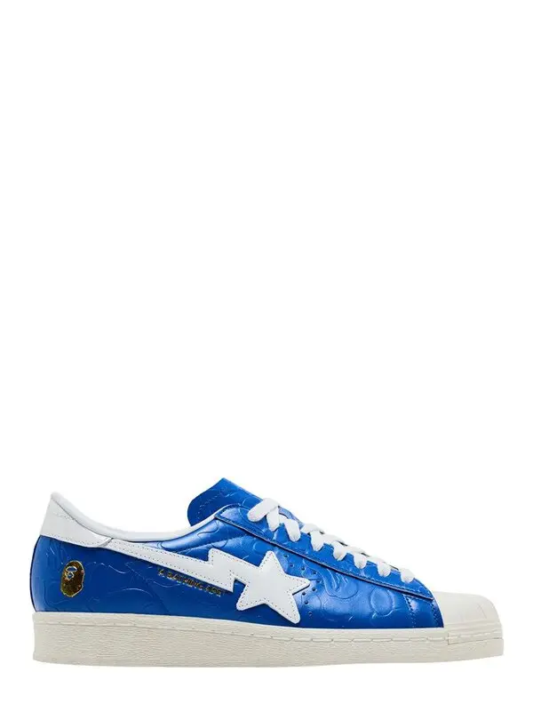 Adidas X Bape Superstar Vintage Sneakers - Blue