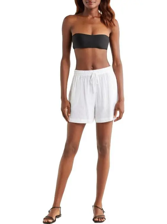 Nordstrom Drawstring Shorts - White
