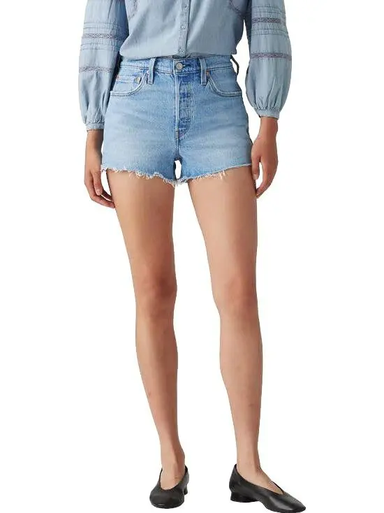 LEVI'S 501® Original High Waist Denim Cutoff Shorts - No Referee Short