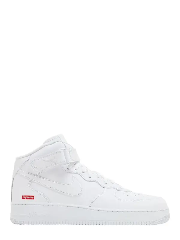 Nike Supreme X Force 1 Mid Sneakers - White