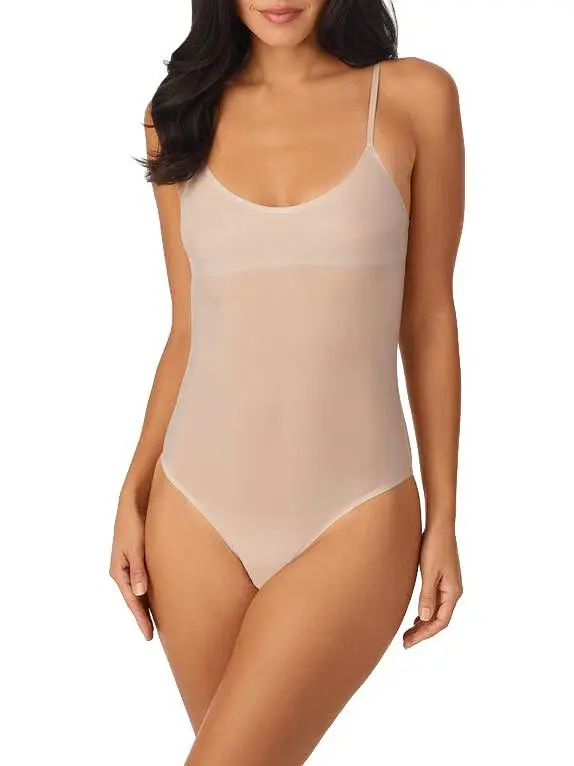 ON GOSSAMER Heavenly Stretch Bodysuit - Champagne
