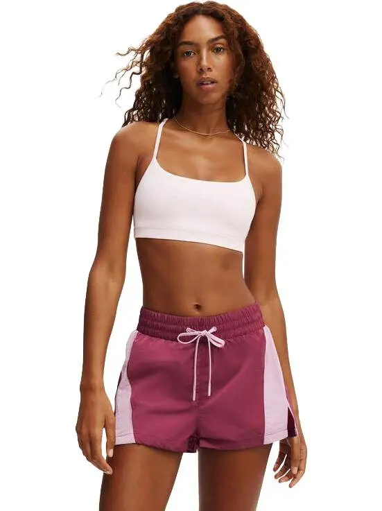 Cotton:on Active 365 Keyhole Crop - Cherry Dream