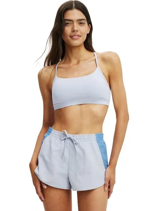 Cotton:on Active 365 Keyhole Crop - Violet Blue