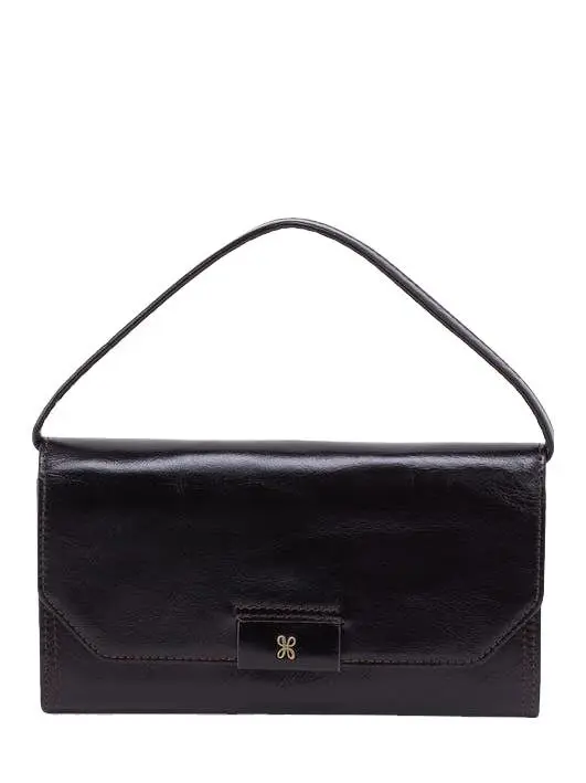 Hobo Romy Leather Wallet Crossbody - Black
