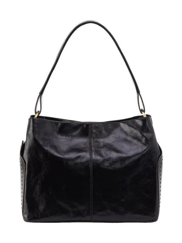 Hobo Seneca Leather Shoulder Bag - Black
