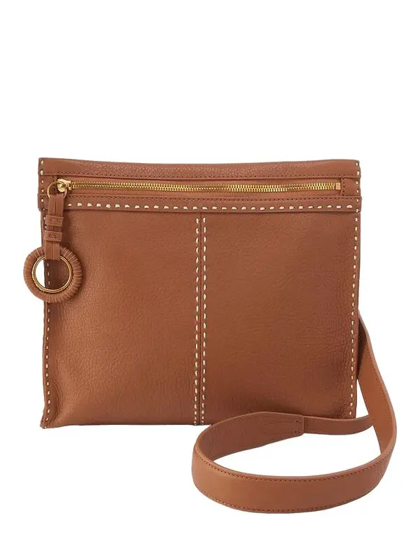 Hobo Medium Austin Leather Crossbody Bag - Warm Honey