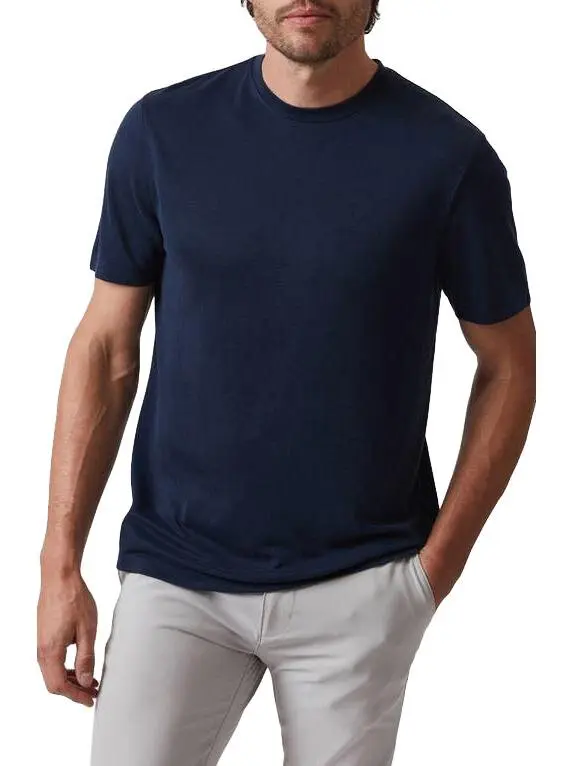 34 Heritage Modal Blend Piqué T-shirt - Indigo