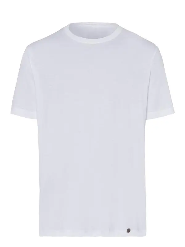 Hanro Night And Day Cotton Crew Neck T-shirt - White