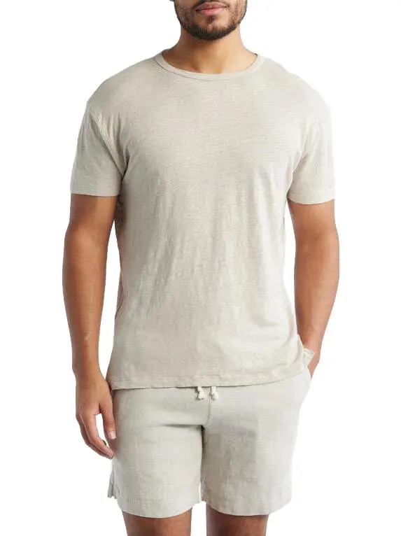 ALEX CRANE Sun Linen T-shirt - Bone