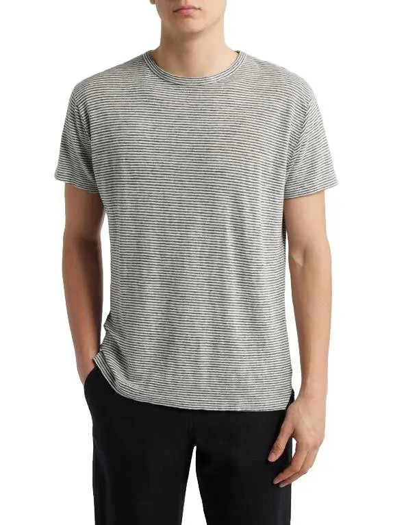 ALEX CRANE Sun Linen T-shirt - Lines