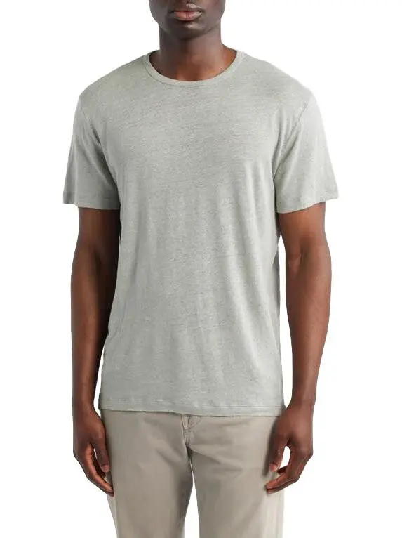 ALEX CRANE Sun Linen T-shirt - Steel