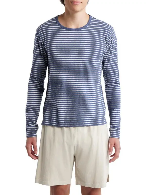 ALEX CRANE Sun Linen Long Sleeve T-shirt - Sail