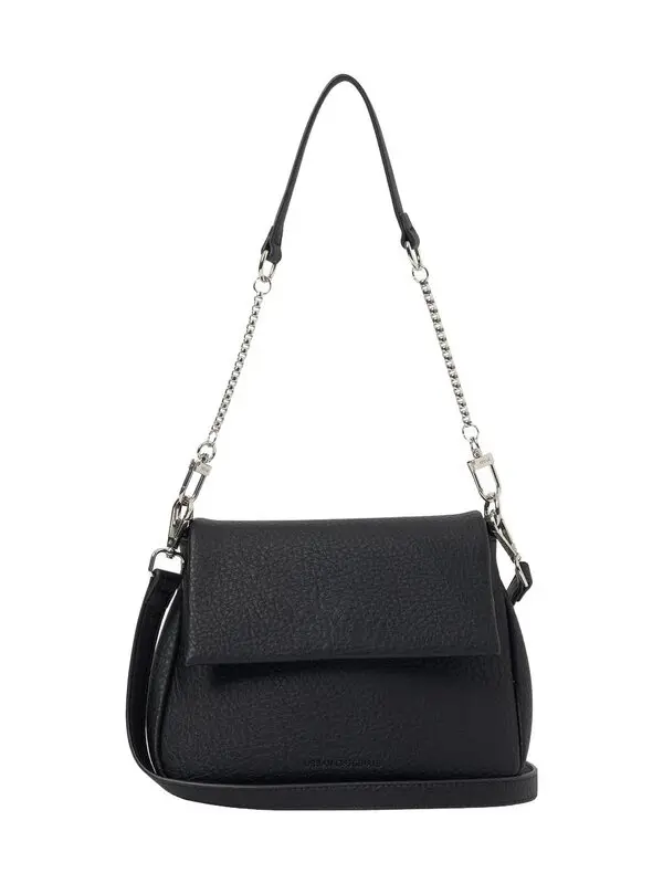 URBAN ORIGINALS Wish List Vegan Leather Crossbody Bag - Black