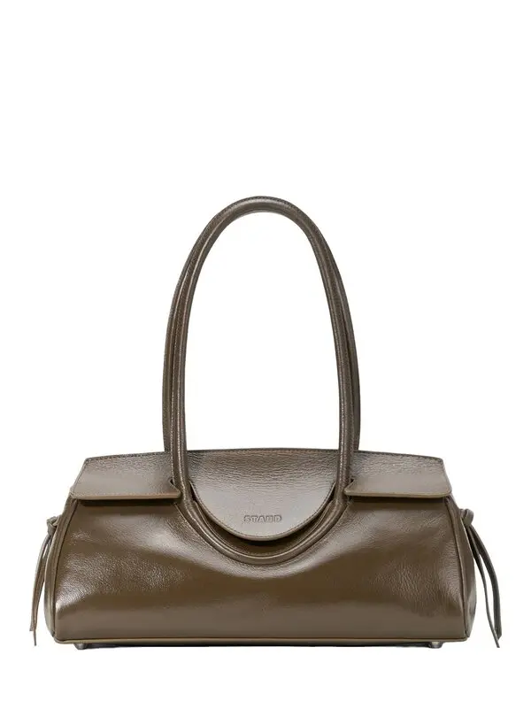 Staud Maude Leather Shoulder Bag - Truffle
