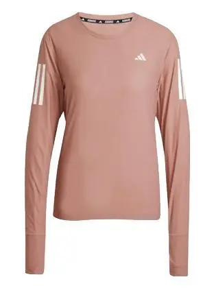 Adidas Own The Run Long Sleeve Top - Warm Clay