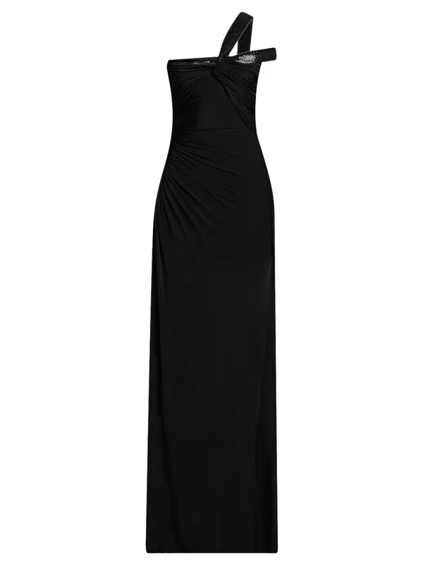 TOM FORD Sequin Twisted One-shoulder Gown - Black