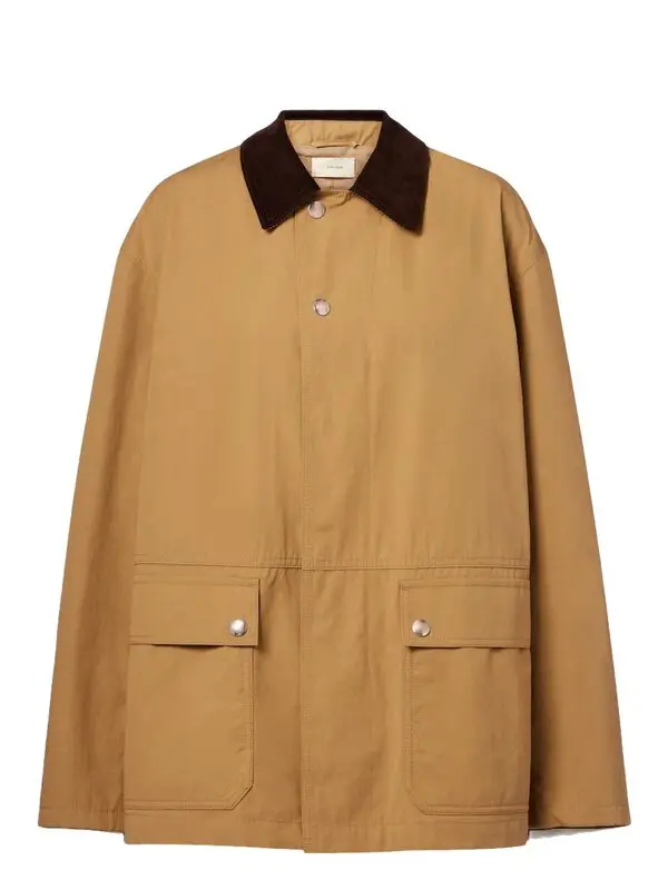 THE ROW Frank Cotton Gabardine Jacket - Neutrals
