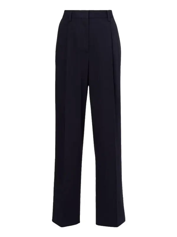 TOTEME High-rise Straight Leg Pants - Blue