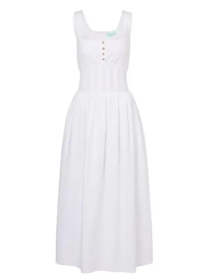 Melissa Odabash Eden Cotton Maxi Dress - White
