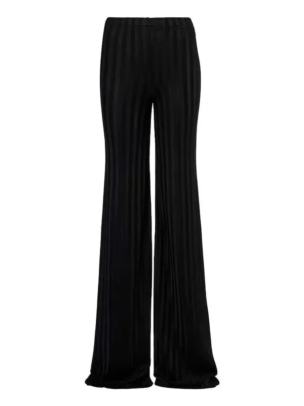 TOM FORD Knitted Flared Pants - Black
