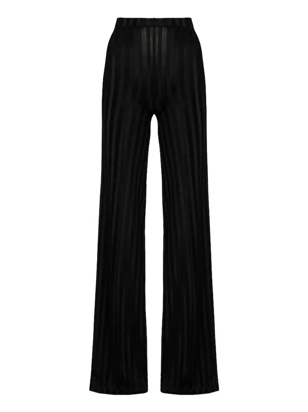 TOM FORD Knitted Flared Pants - Black