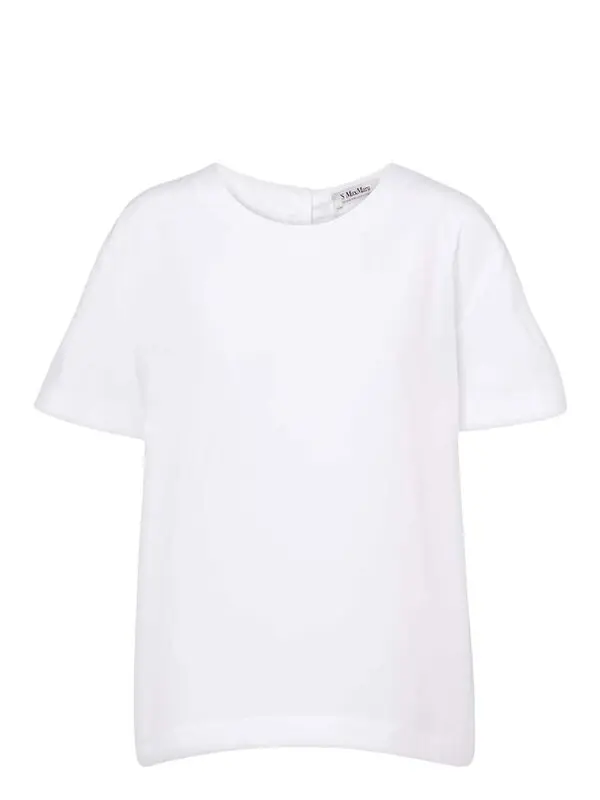 Max Mara Dahlia Cotton Jersey T-shirt - White