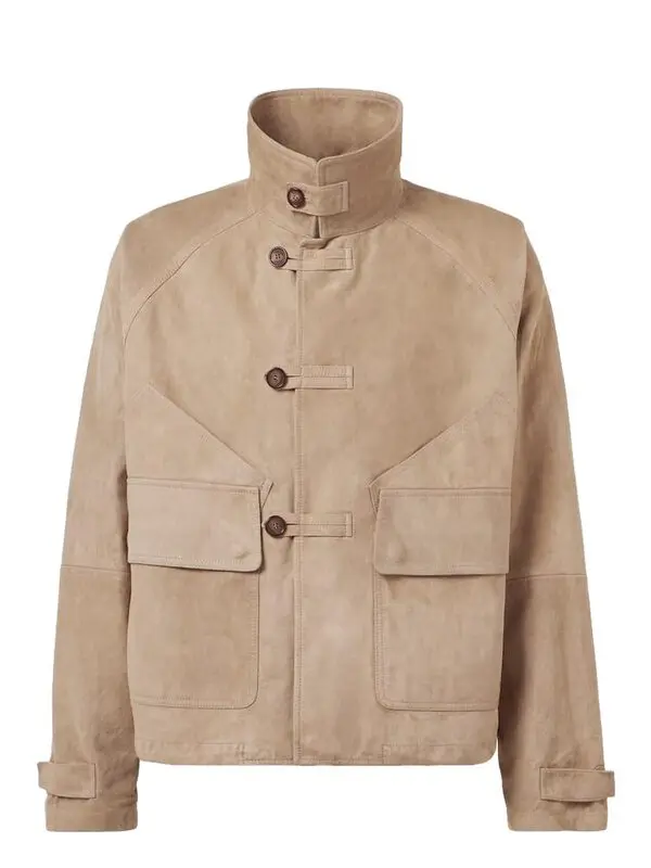 Giorgio Armani Suede Jacket - Beige
