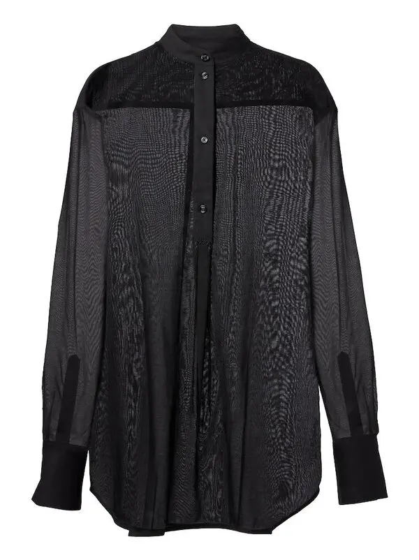 TOTEME Oversized Shirt - Black