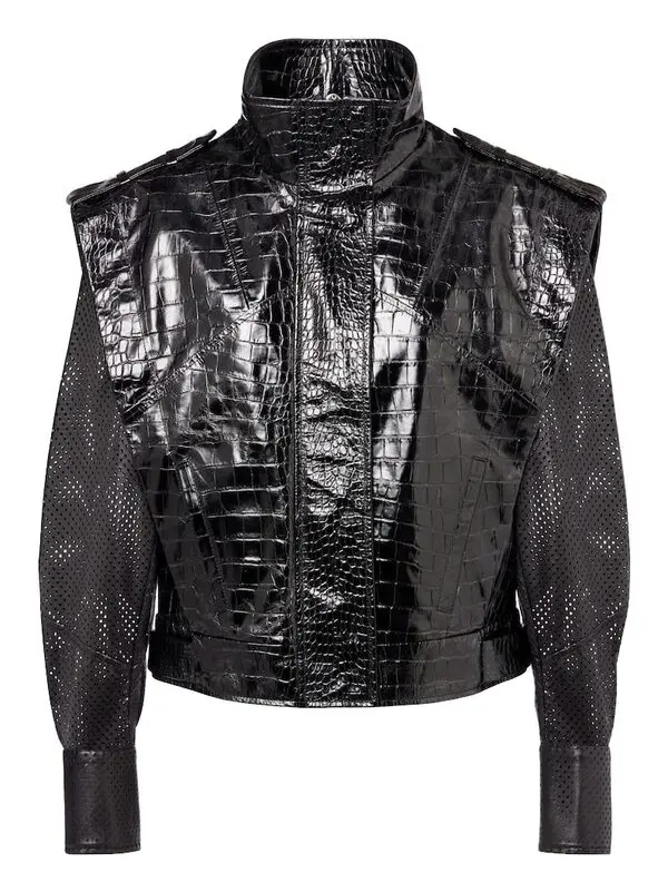 Givenchy Leather Biker Jacket - Black