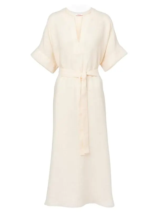 ERES Bibi Linen Kaftan - White