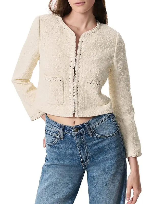 Rag & Bone Cheyenne Tweed Jacket - White