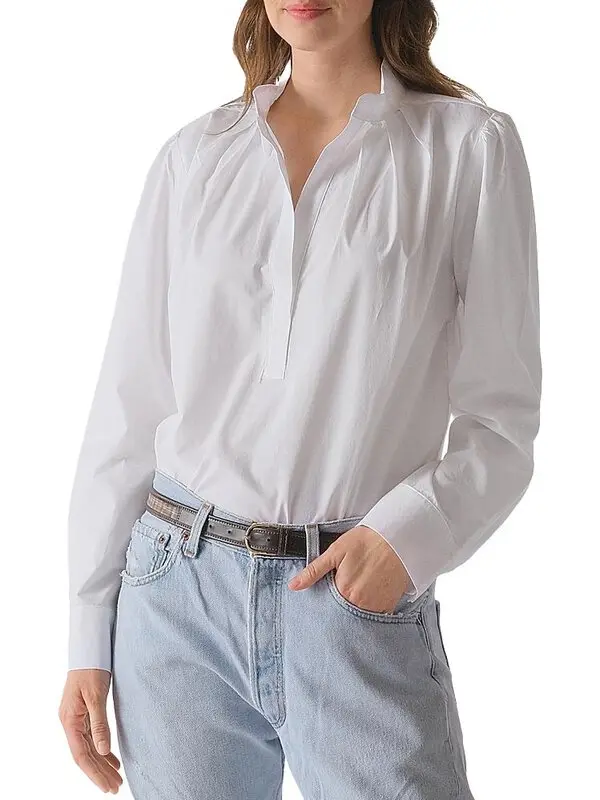 CISSA Puff Poplin Shirt - White