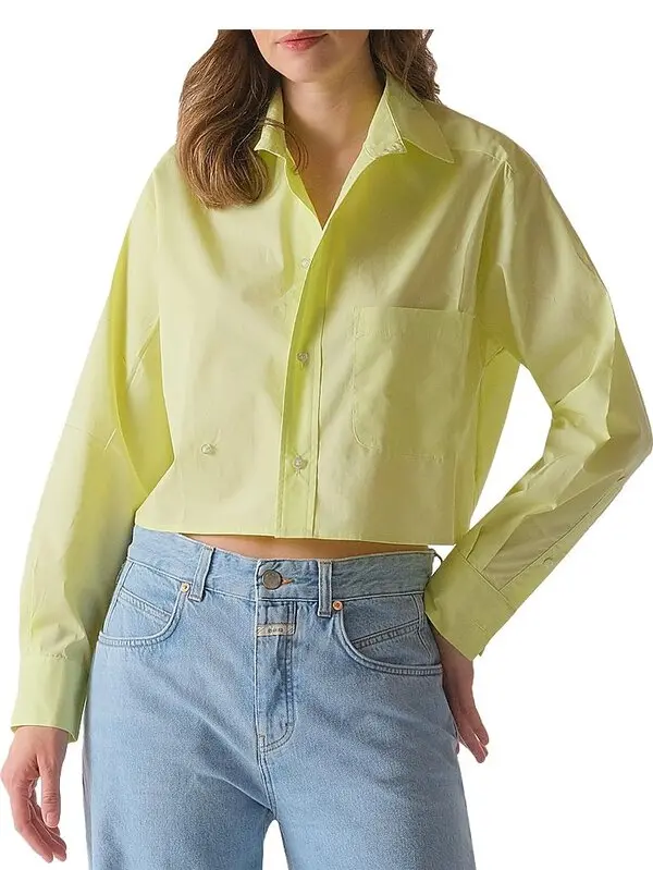 CISSA Shorty Poplin Shirt - Citron